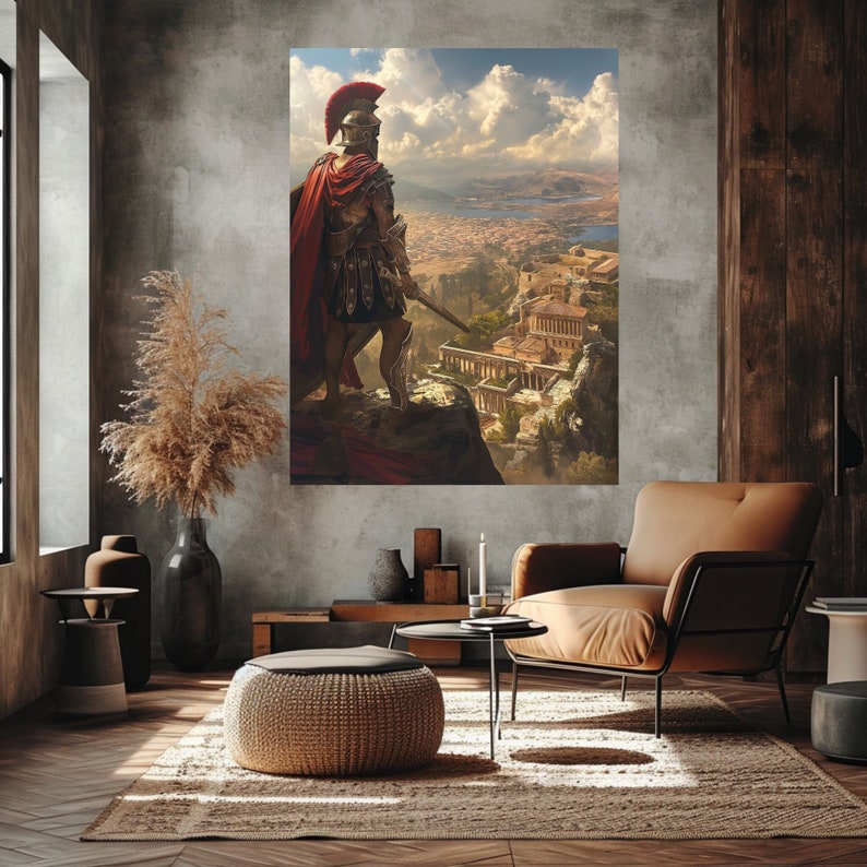 Spartan Warrior Abstract Art spartan Poster Spartan Warrior Wall Art ...