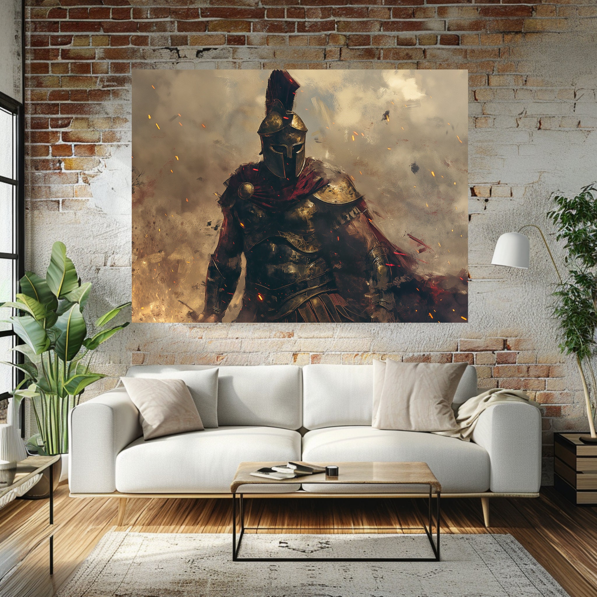 Spartan Warrior Abstract Art |spartan Poster | Spartan Warrior Wall Art ...