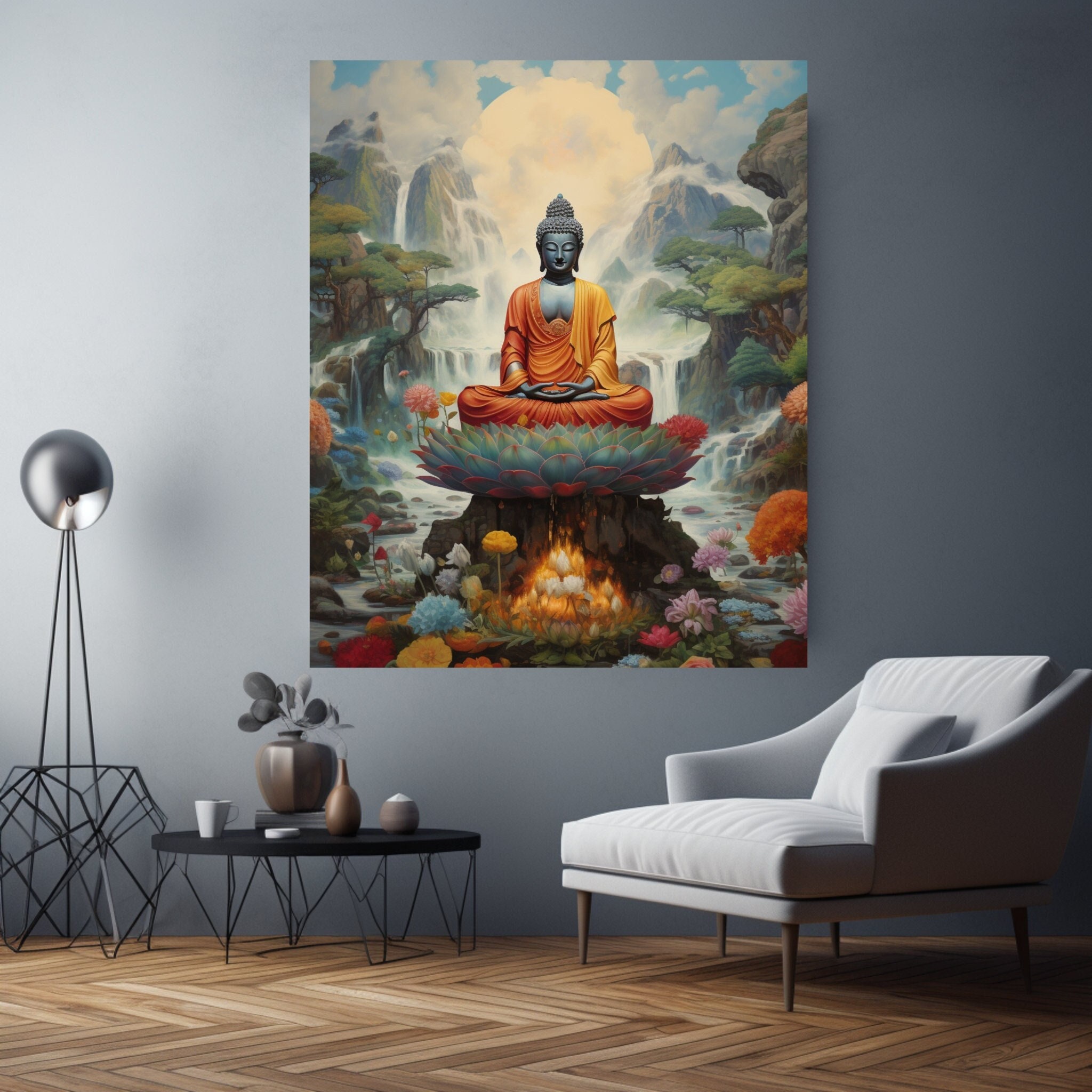 Buddha Printbuddha Poster buddha Wall Artbuddha Digital Downloadbuddha ...