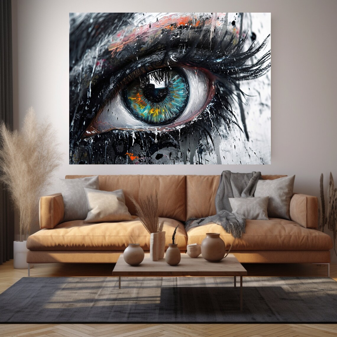 Close-up Eye Abstract Art Print |eye Poster|colorful Eye Wall Art| Eye ...