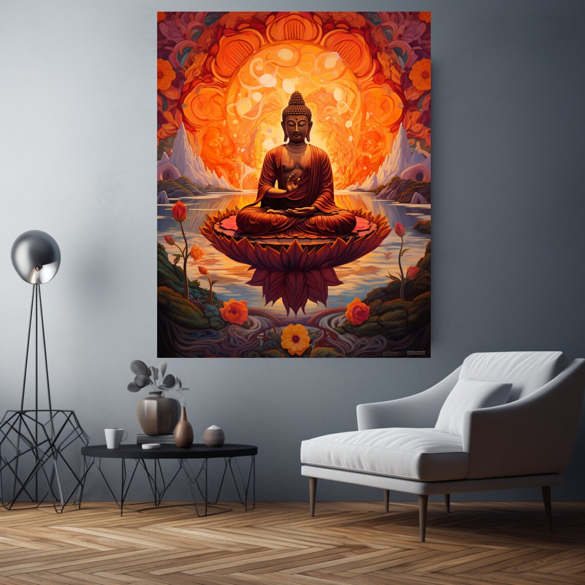 Buddha Printbuddha Poster buddha Wall Artbuddha Digital Downloadbuddha ...