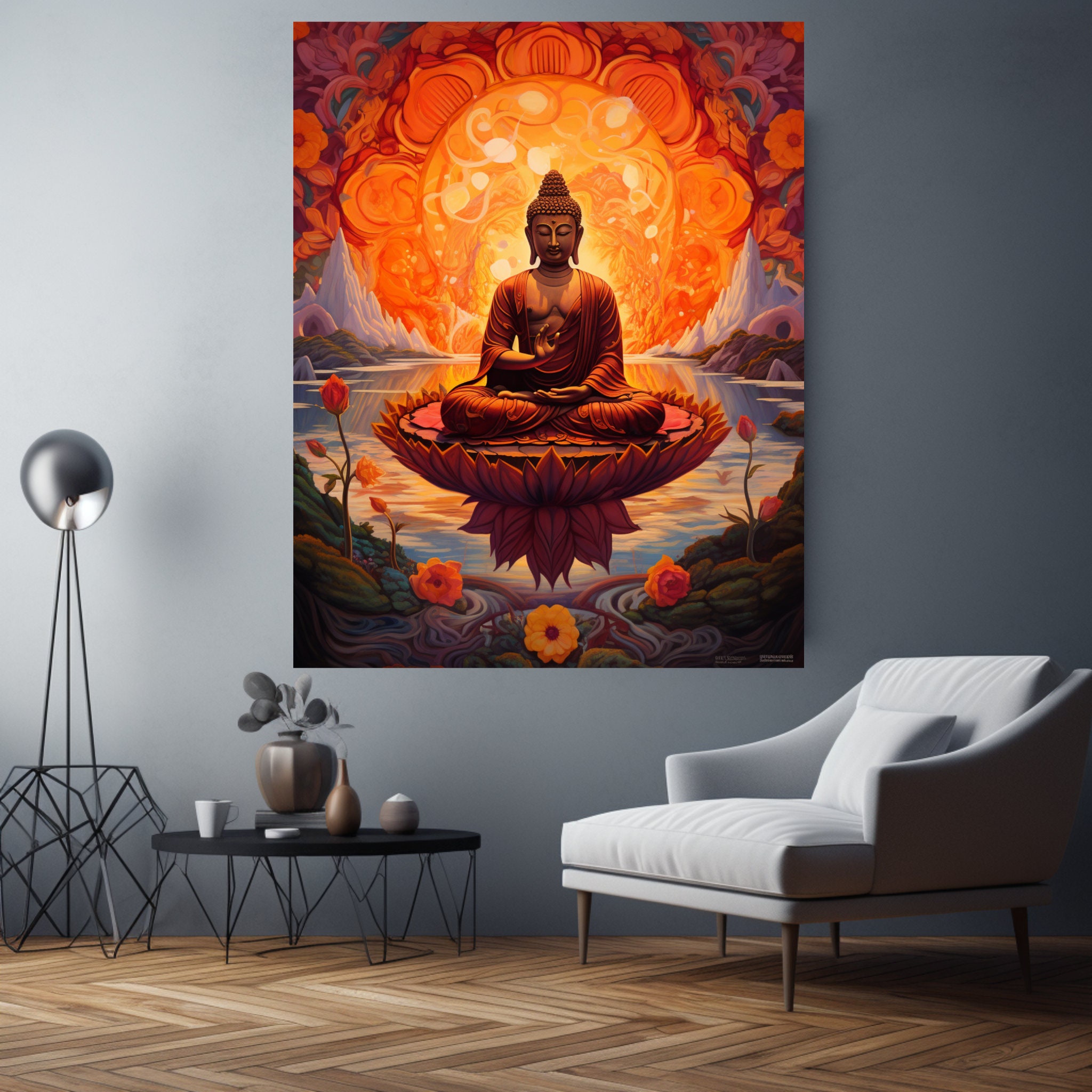 Buddha Printbuddha Poster buddha Wall Artbuddha Digital Downloadbuddha ...