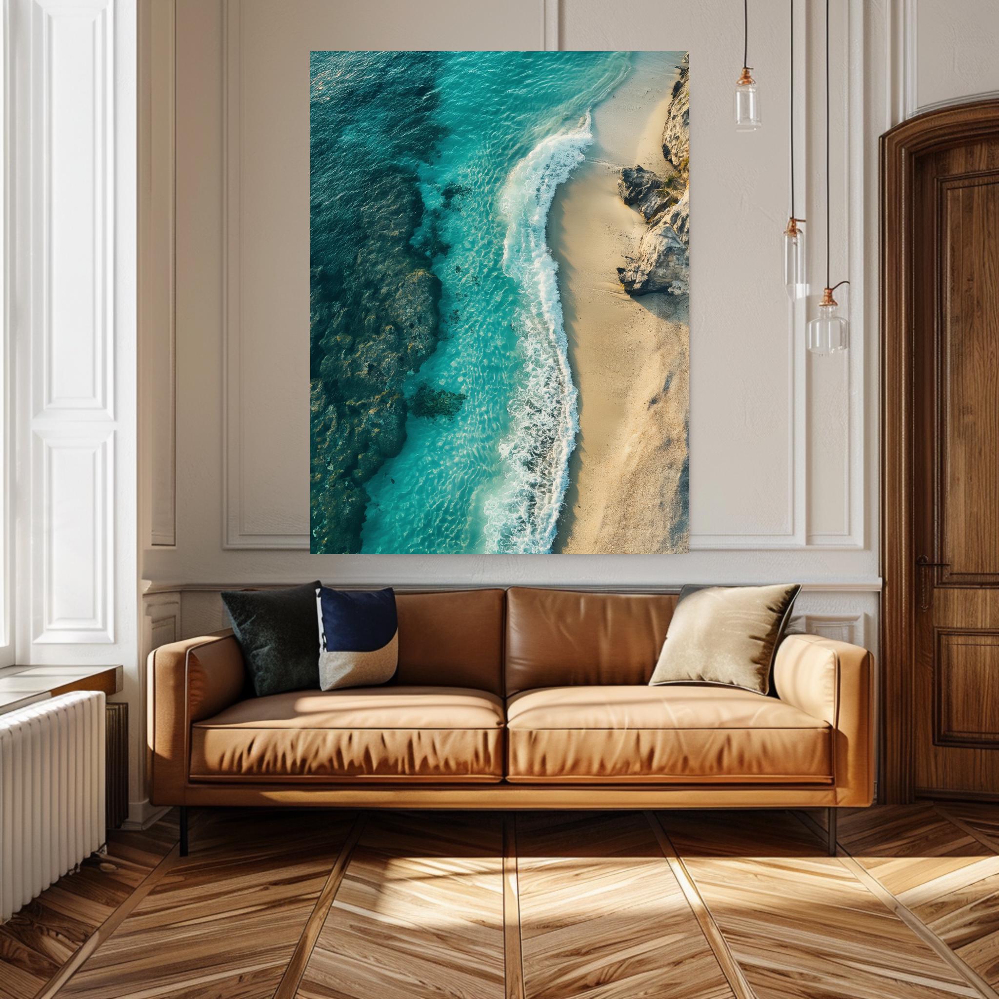 Beach Abstract Art |beach Poster | Ocean Wall Art| Sea Digital Download ...