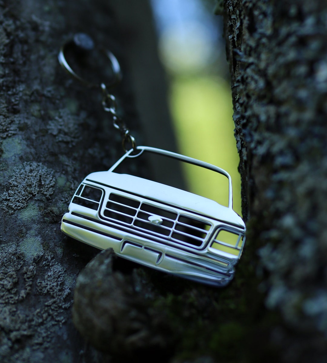 Metal 1992 - 1996 Ford Truck, OBS, Keychain Ornament F100, F150, F250 ...