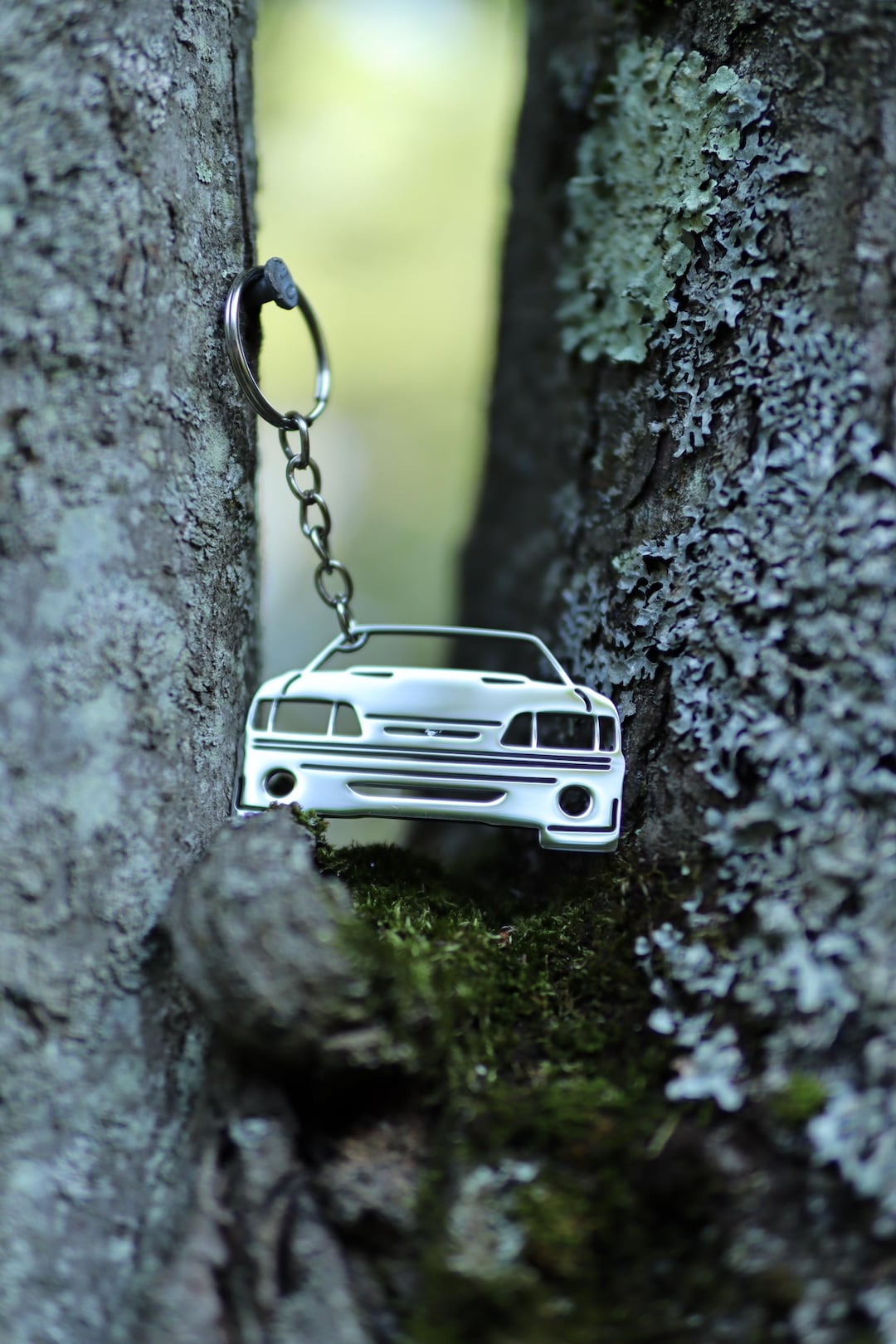Metal 1979 - 1993 Ford Mustang Keychain Ornament Foxbody, 1980, 1981 ...