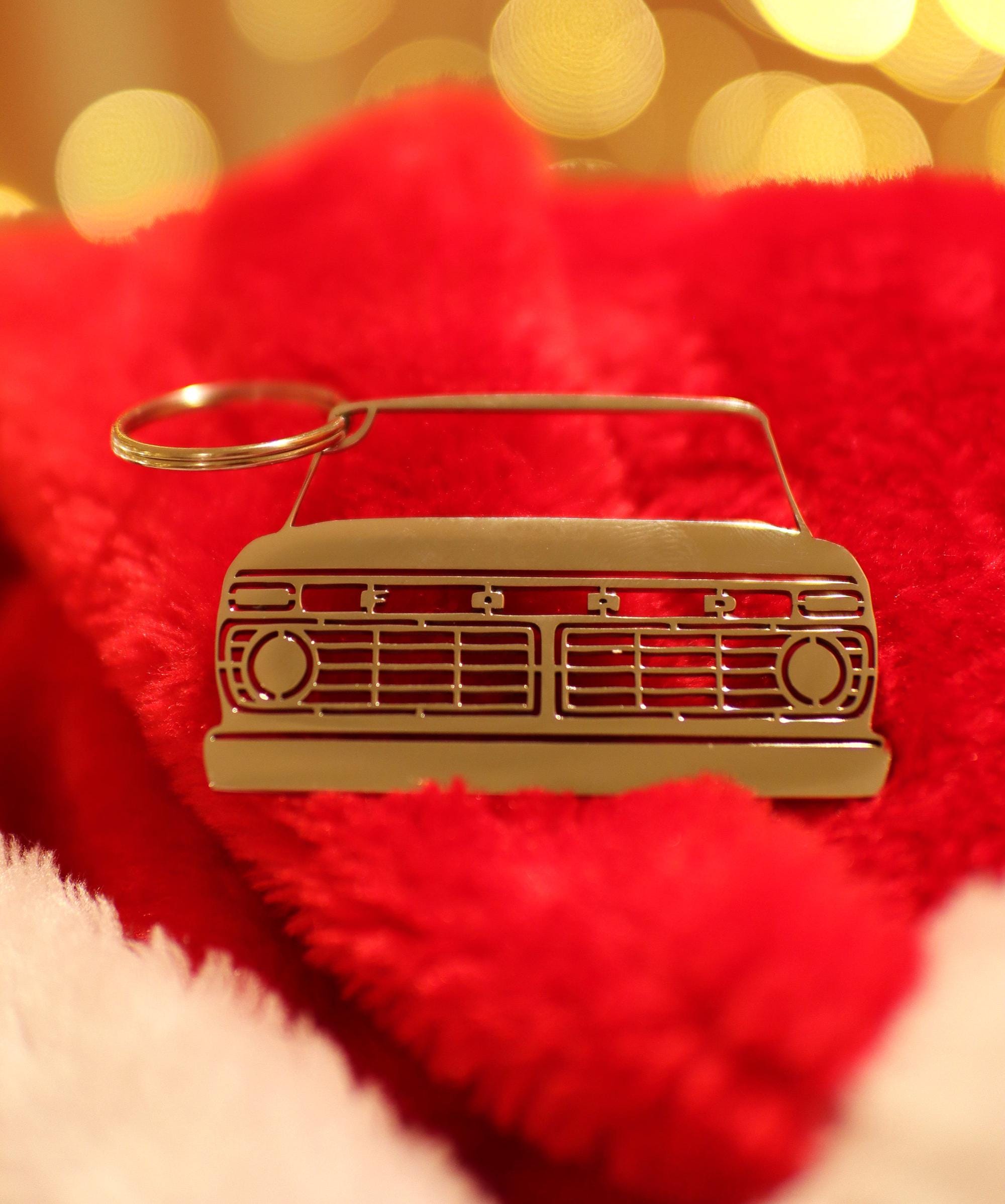Metal Ford Keychain 1973 Thru 1977 F-series Truck and Bronco, Dentside ...