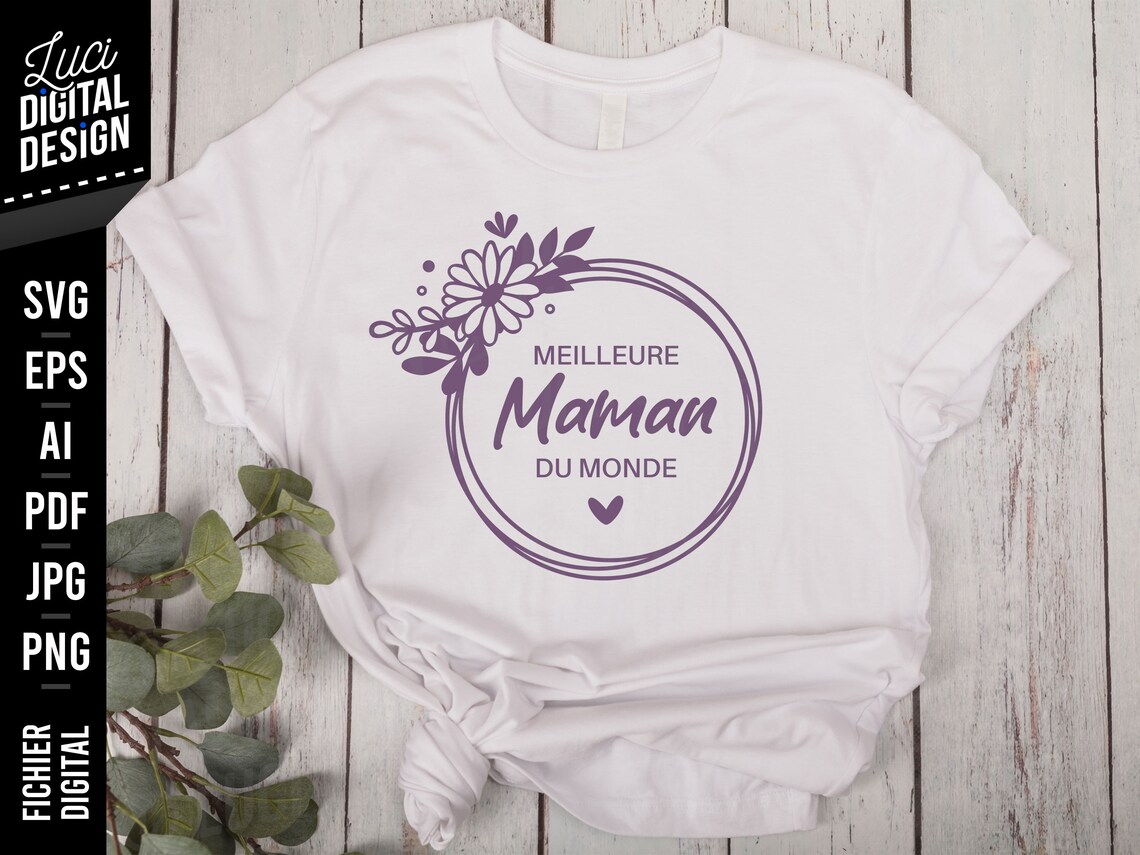 SVG maman, fête des mères SVG, je t'aime maman svg, meilleure maman SVG ...