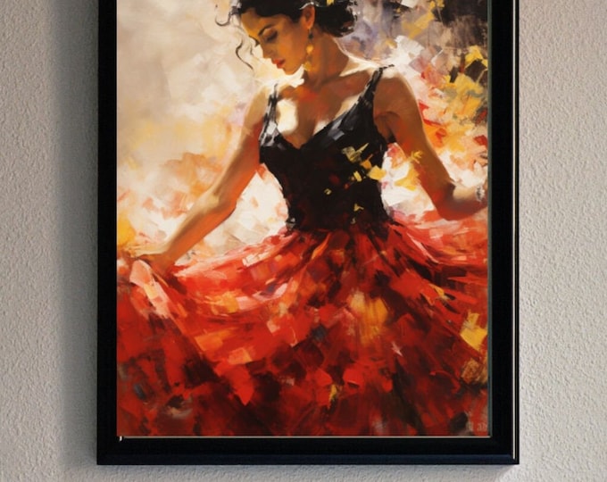 Vintage Spanish Dancers Poster, Spanish Decor, Spanish Folk Art ...