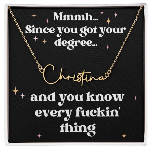 Since You Got Your Degree And You Know Every Etsy