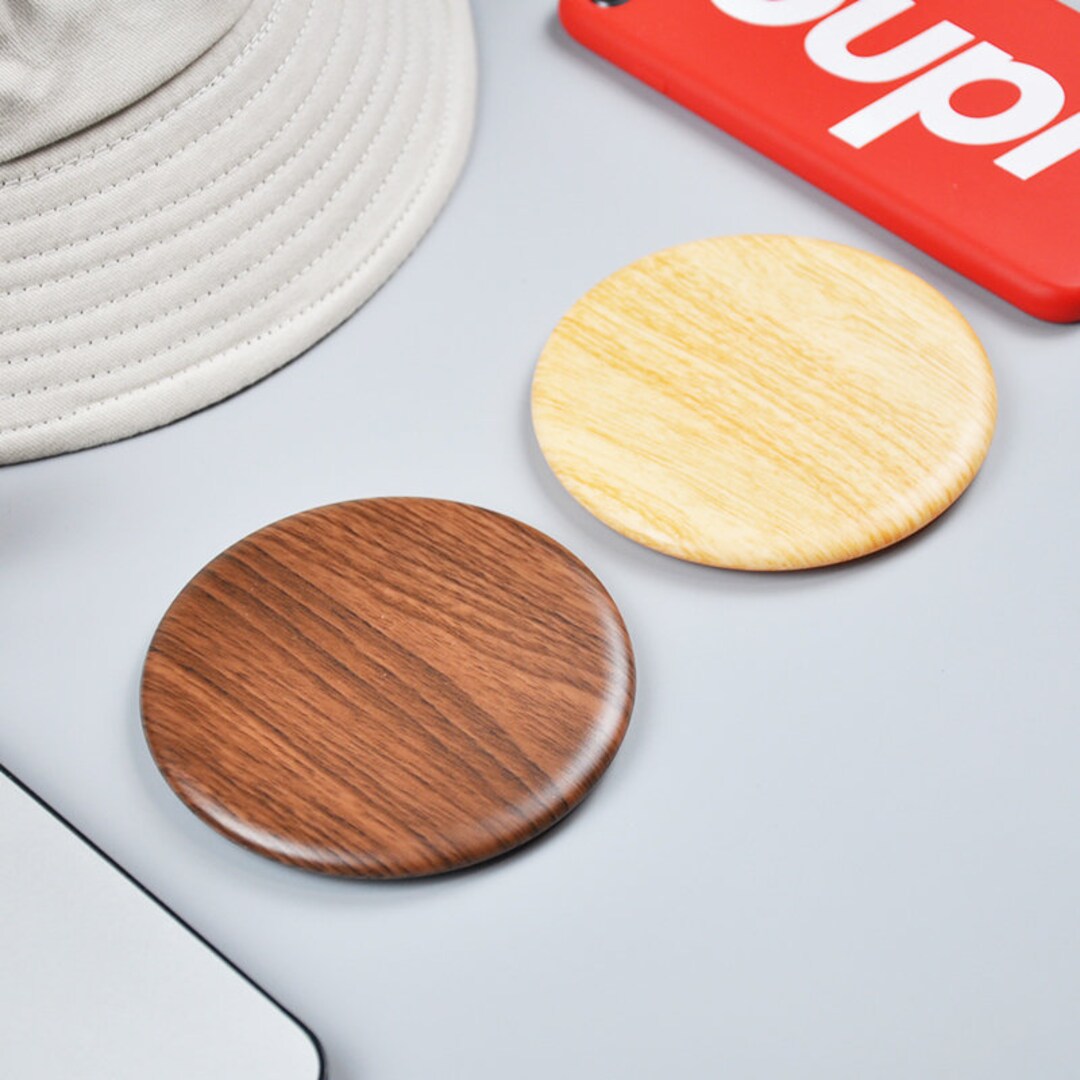 Personalized Handcrafted Wooden Circle Wireless Charger Fast - Etsy