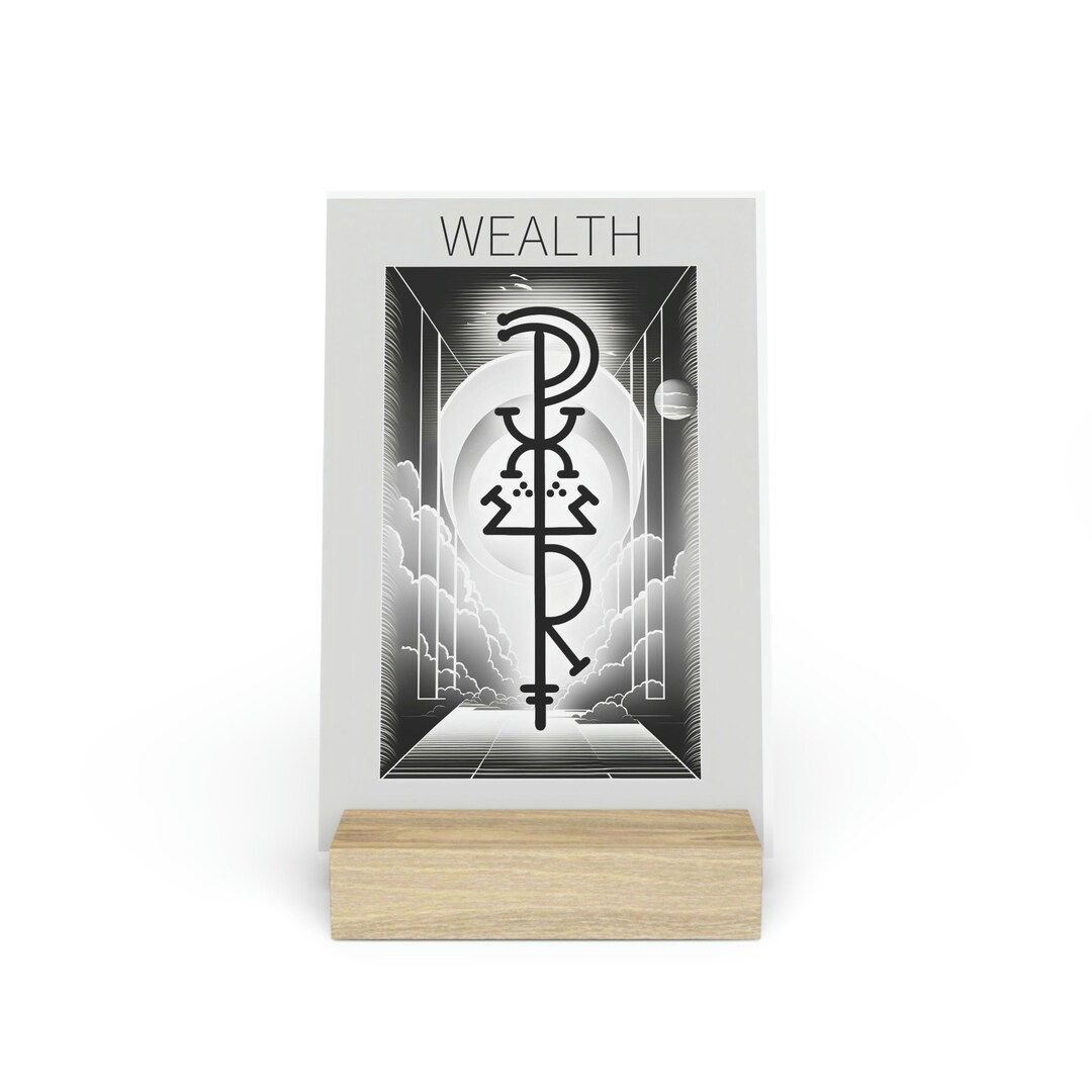 Wealth Bind Rune Altar Card - Etsy