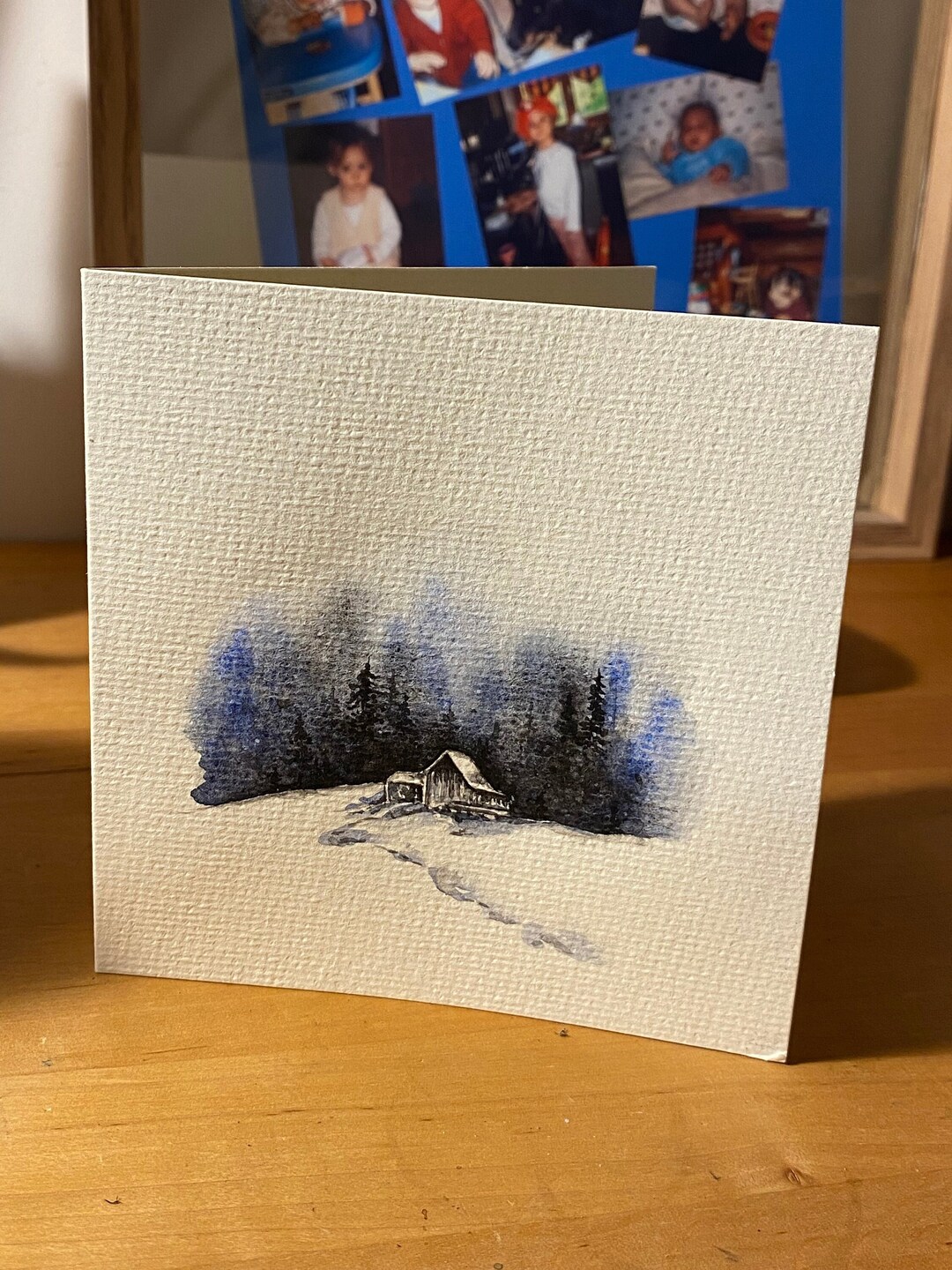 Square Off-white Card That Opens (12.1x12.1cm) With White Envelope ...