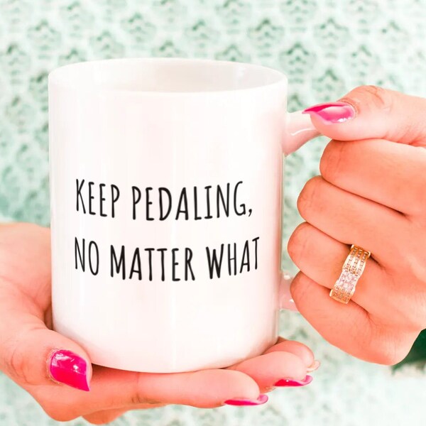 Keep Pedaling - Etsy