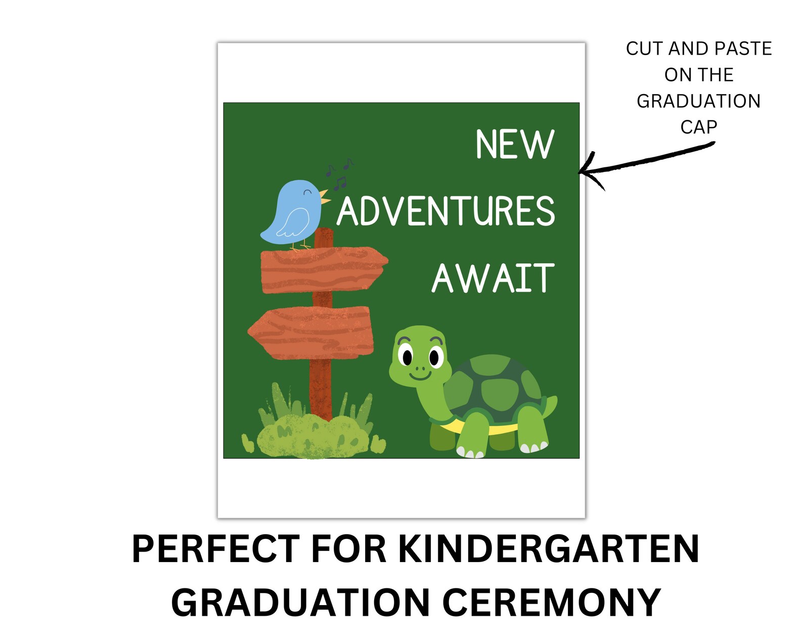 Grad Cap Topper, Kindergarten Graduation Cap Toppers, Graduation Cap ...