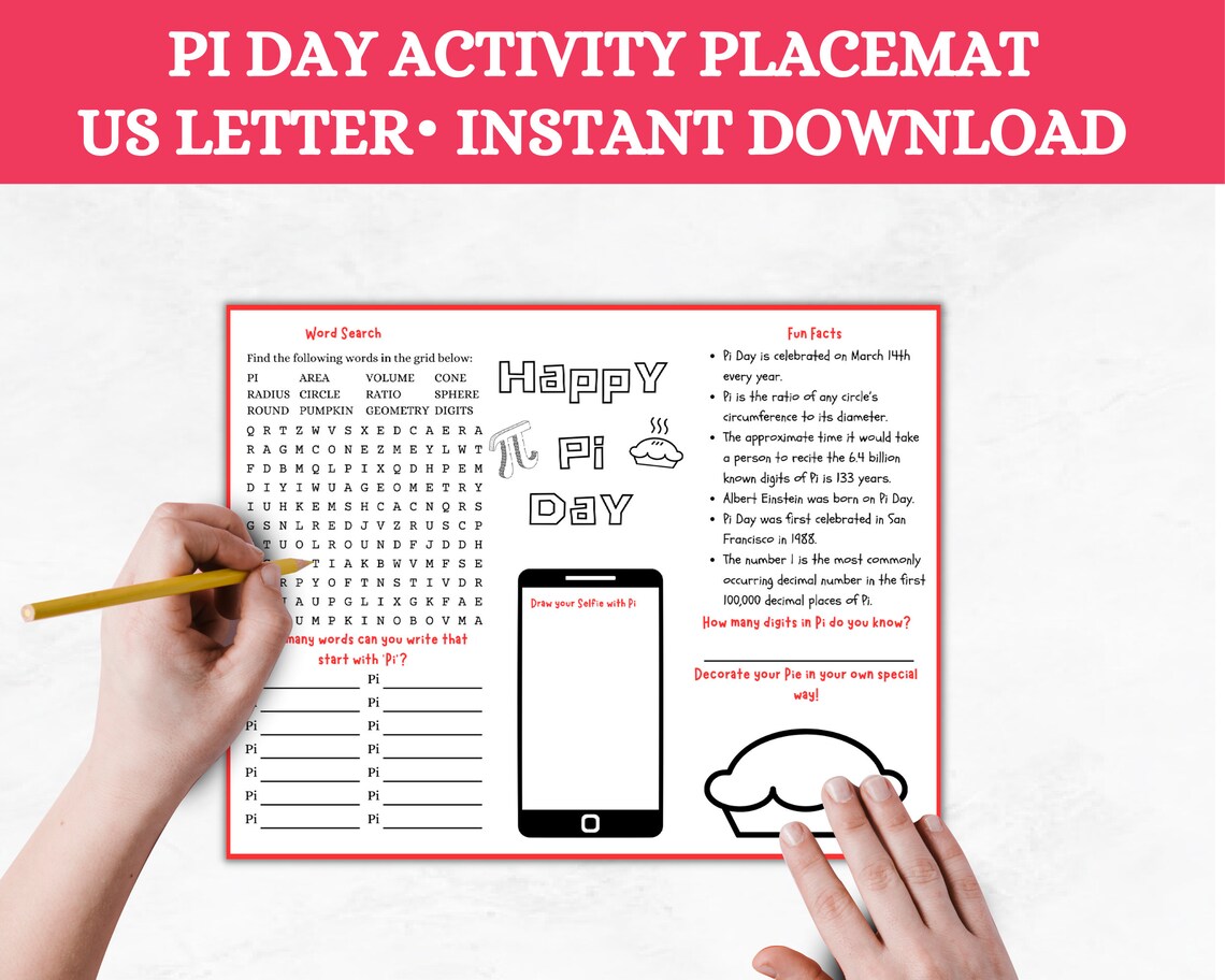 Pi Day, Pi Day Activity, Pi Day Games for Kids, Pi Day Classroom ...