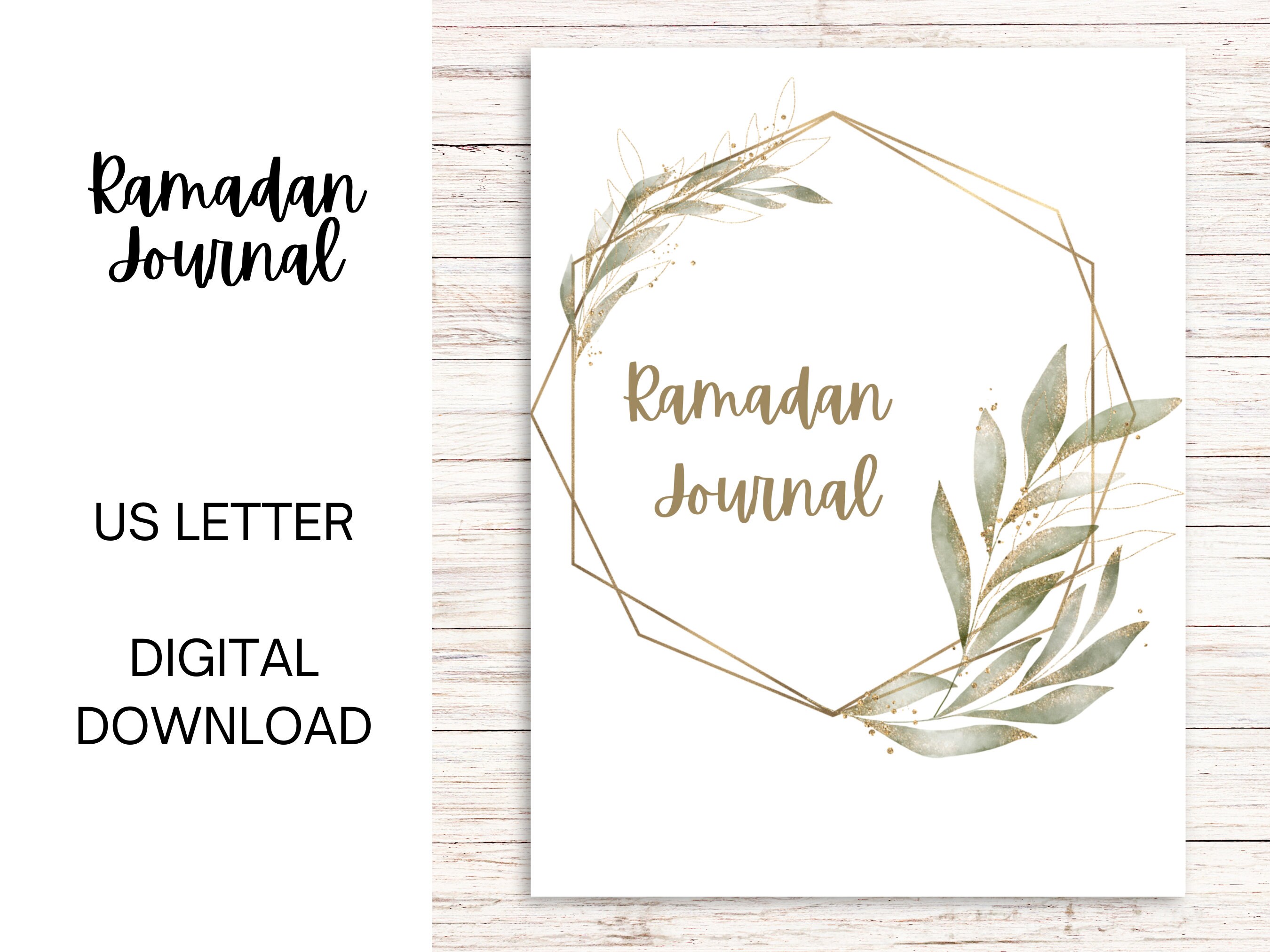 Ramadan Journal Printable, Ramadan Planner, Salah Tracker, Quran ...