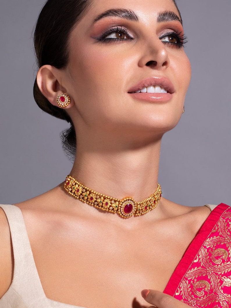 Choker Set/ Kundan Choker Set / Necklace / Choker Necklace for Women ...