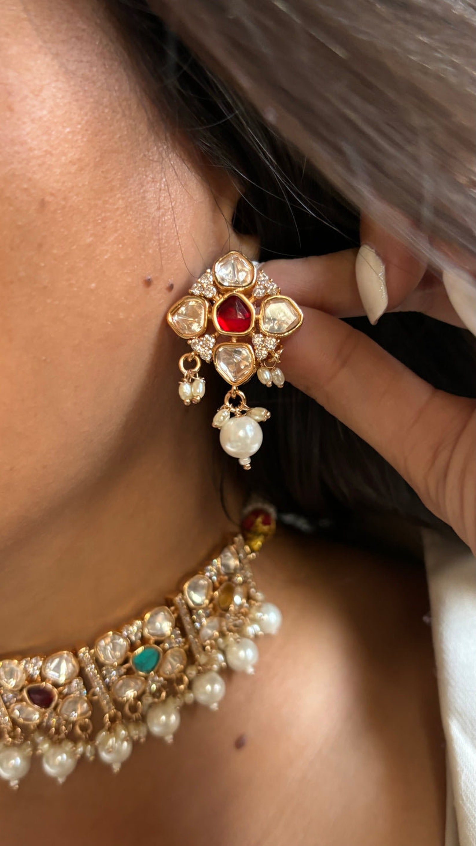 Choker Set/ Kundan Choker Set / Necklace / Choker Necklace for Women ...