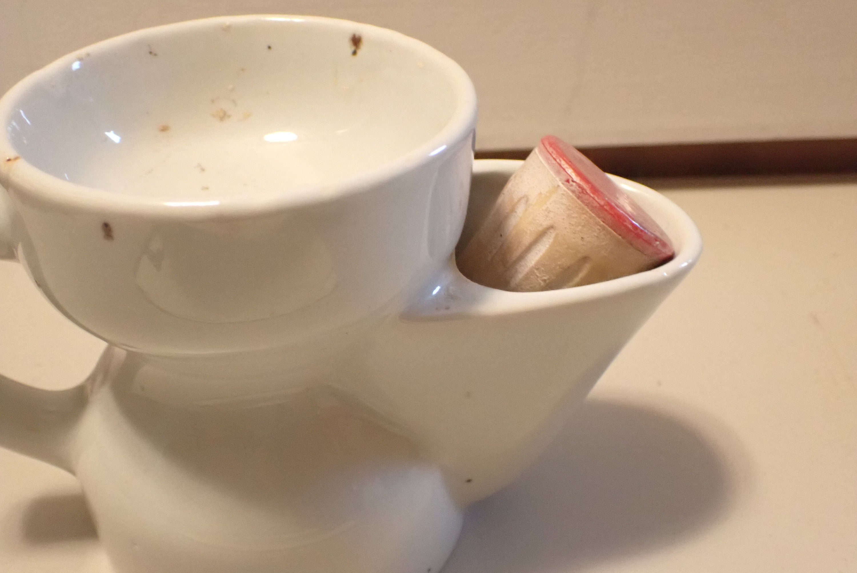 Vintage Crabtree & Evelyn Scuttle Shaving Mug England With Shaving ...