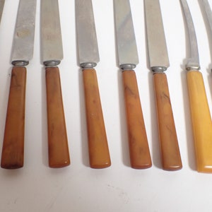 12 Pieces Butterscotch Bakelite Flatware Knives and Forks - Etsy