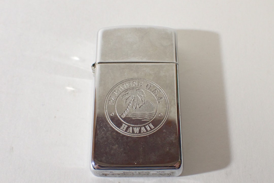 Vintage Test Fired Only Zippo Lighter Paradise U.s.a Hawaii - Etsy