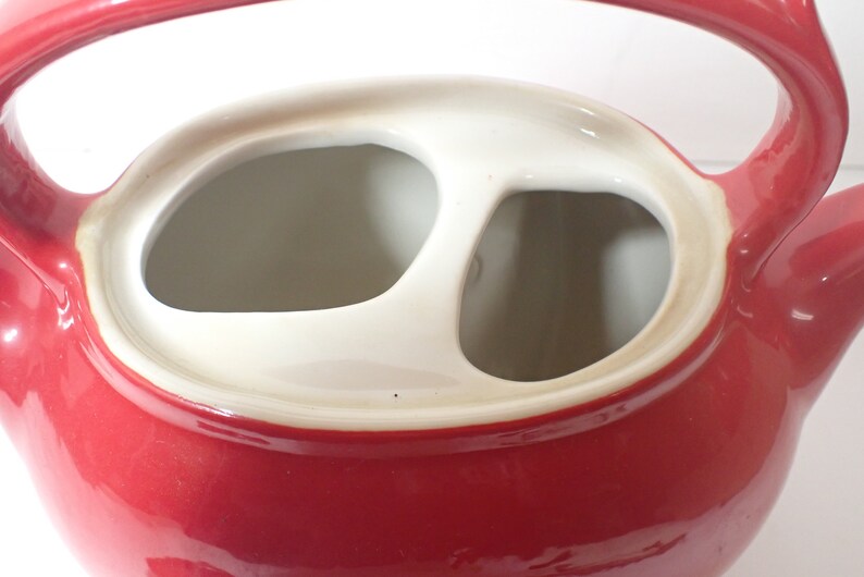 Rare Hall's Chinese Red Teamaster Double Spout Tea Pot - Etsy