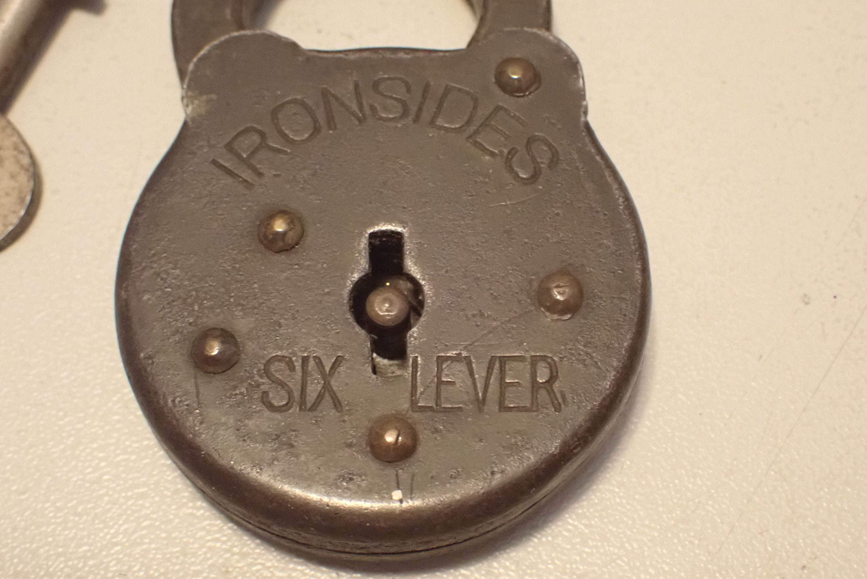 Vintage Ironside Six Lever Lock W Key Works Fine - Etsy
