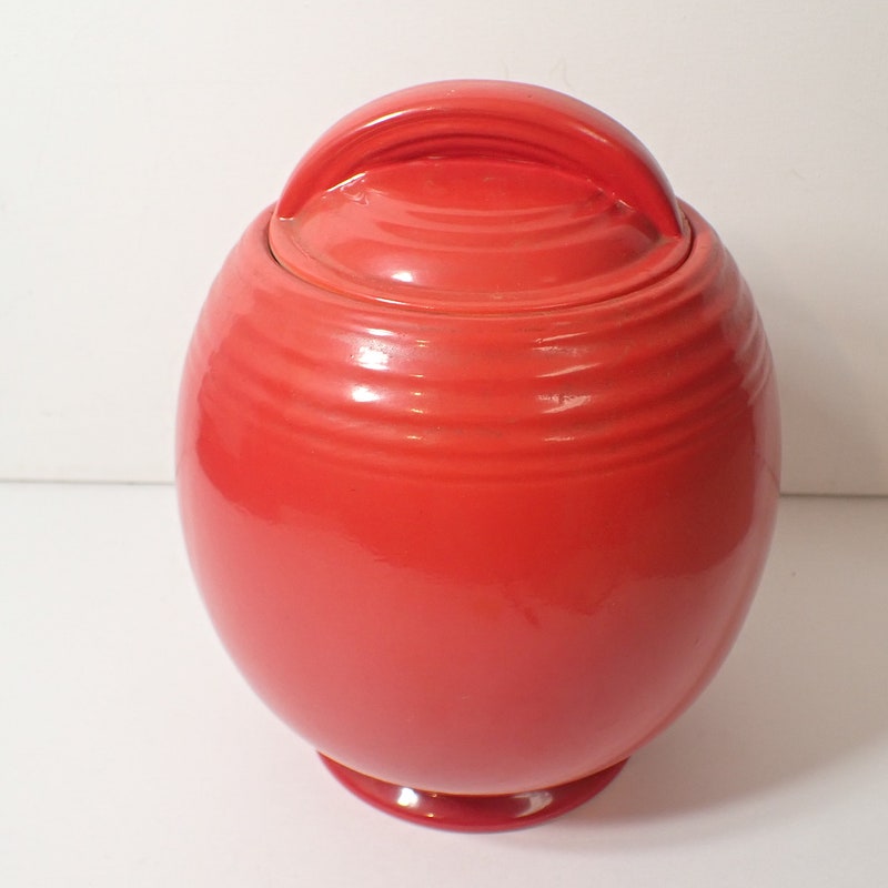 Red Cookie Jar - Etsy