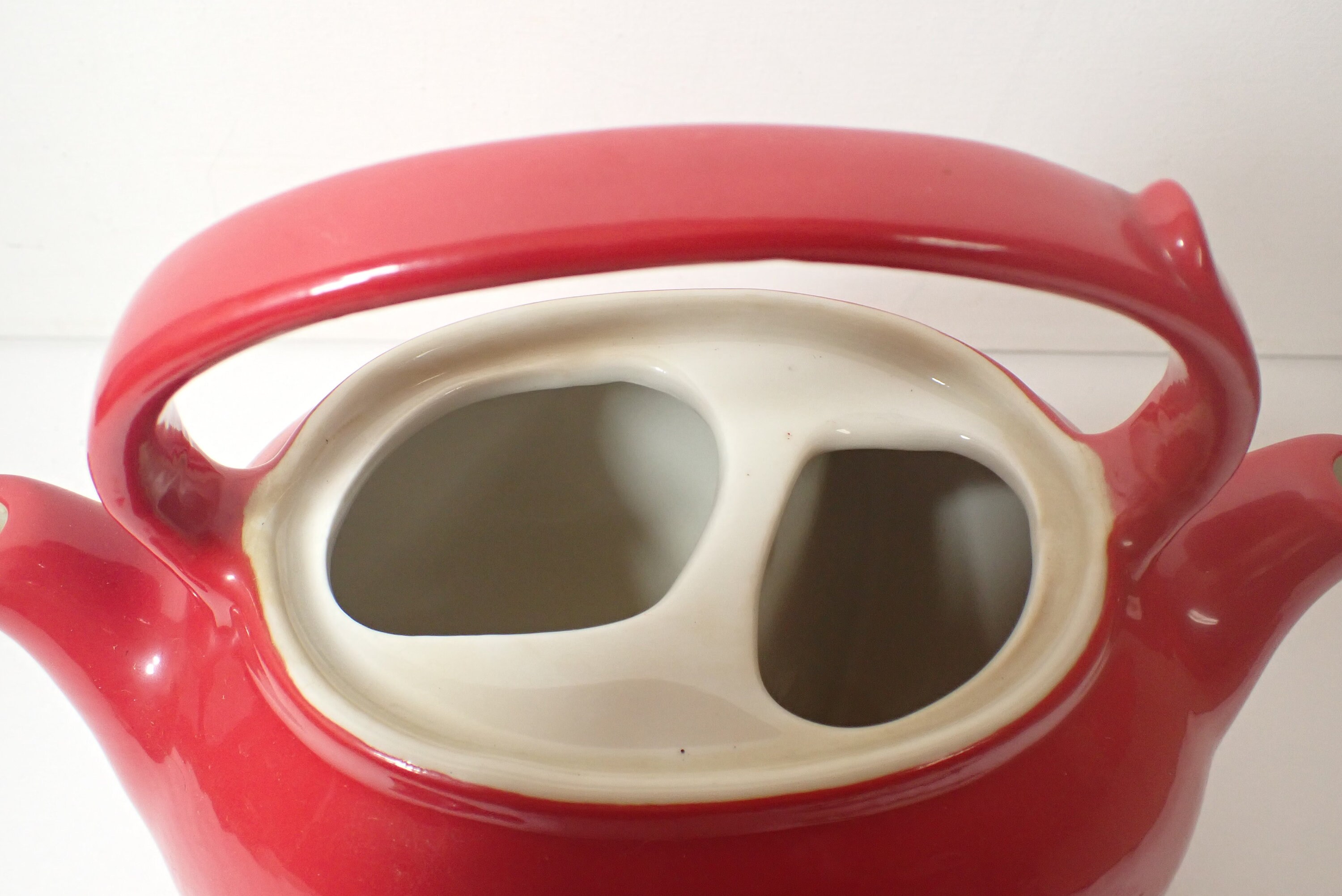 Rare Hall's Chinese Red Teamaster Double Spout Tea Pot - Etsy