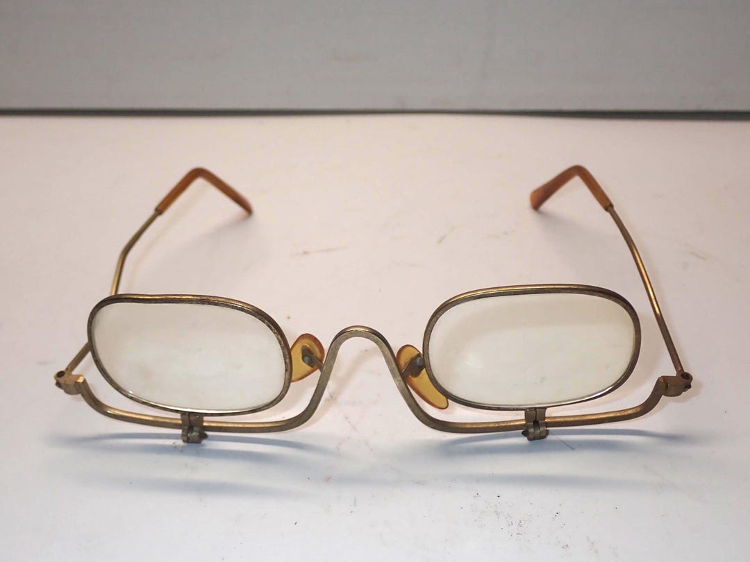 Unique Vintage Eyeglasses Fold up and Down Lenses - Etsy