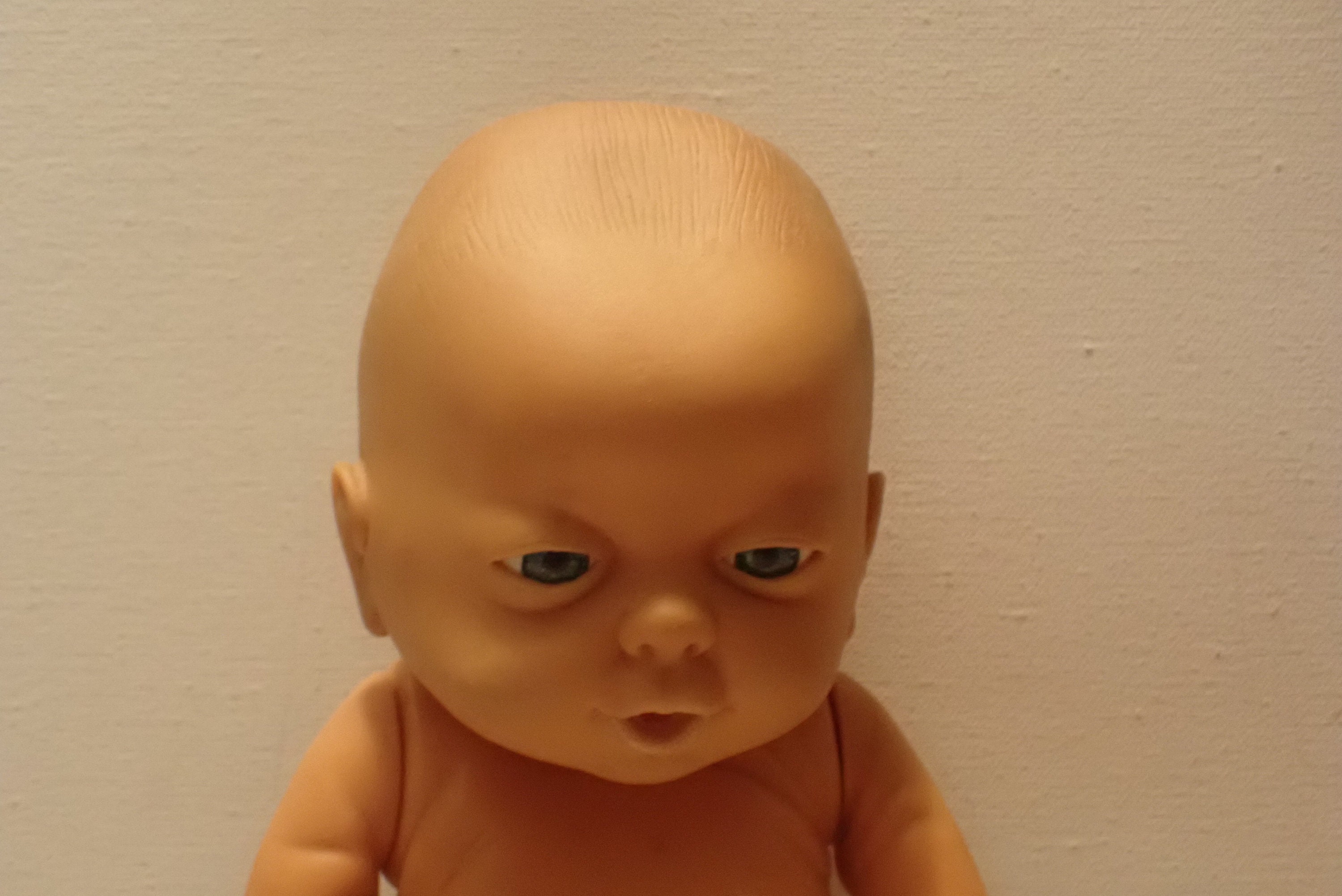 Vintage 13 Anatomically Correct Rubber Baby Boy Doll W Umbilical Cord ...