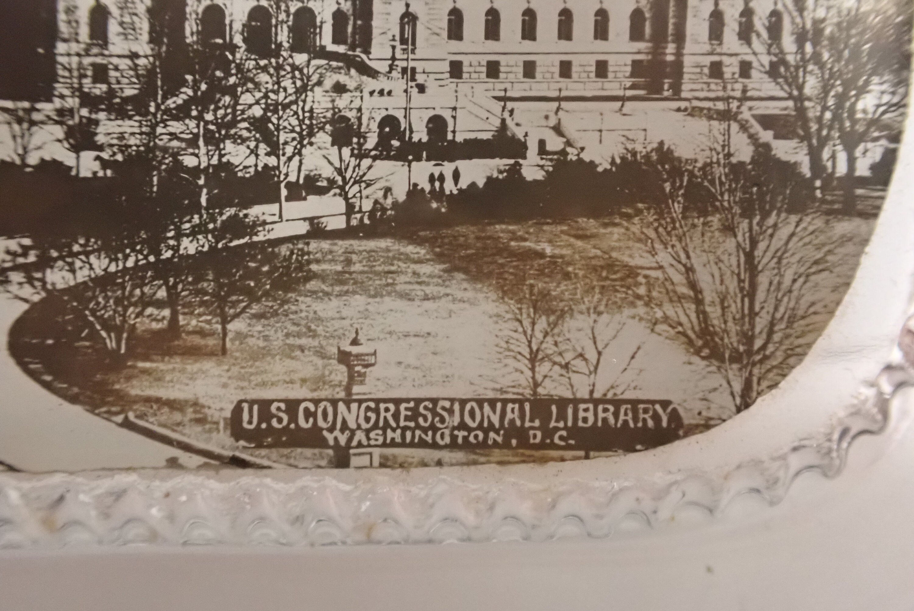 Vintage U.s. Congressional Library Washington DC Souvenir Paperweight ...