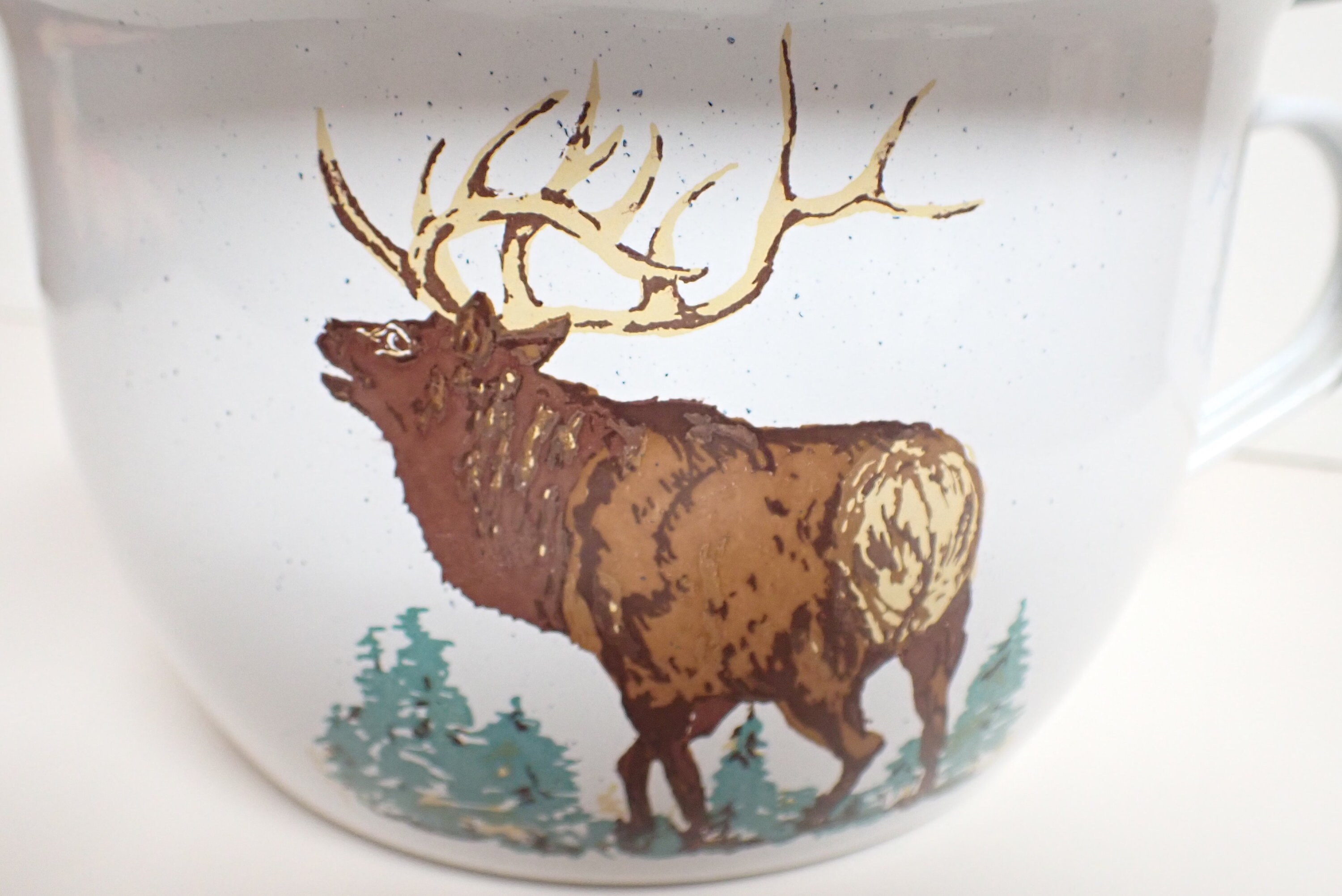 Vintage Elk Enamel Chamber Slop Pot Daugherty Studio Littletown Co - Etsy