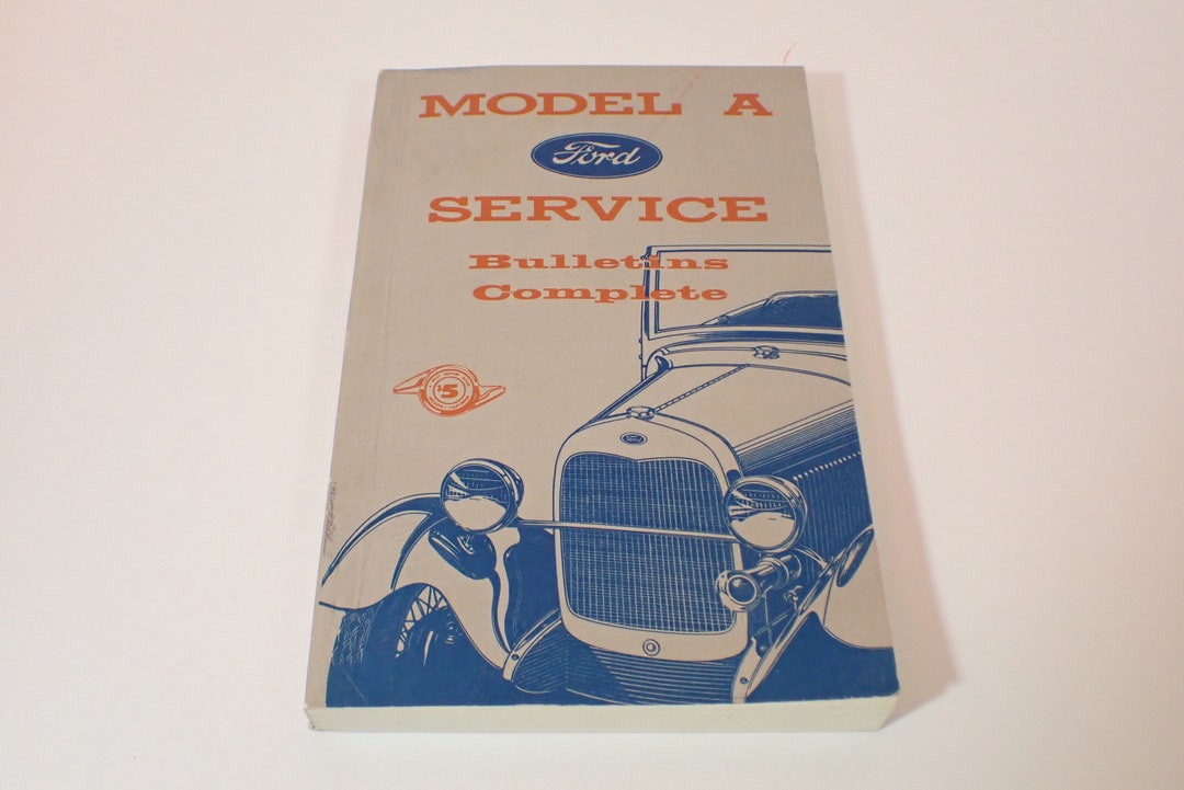 Clean 1957 Model a Ford Service Bulletines Complete Paperback Book - Etsy