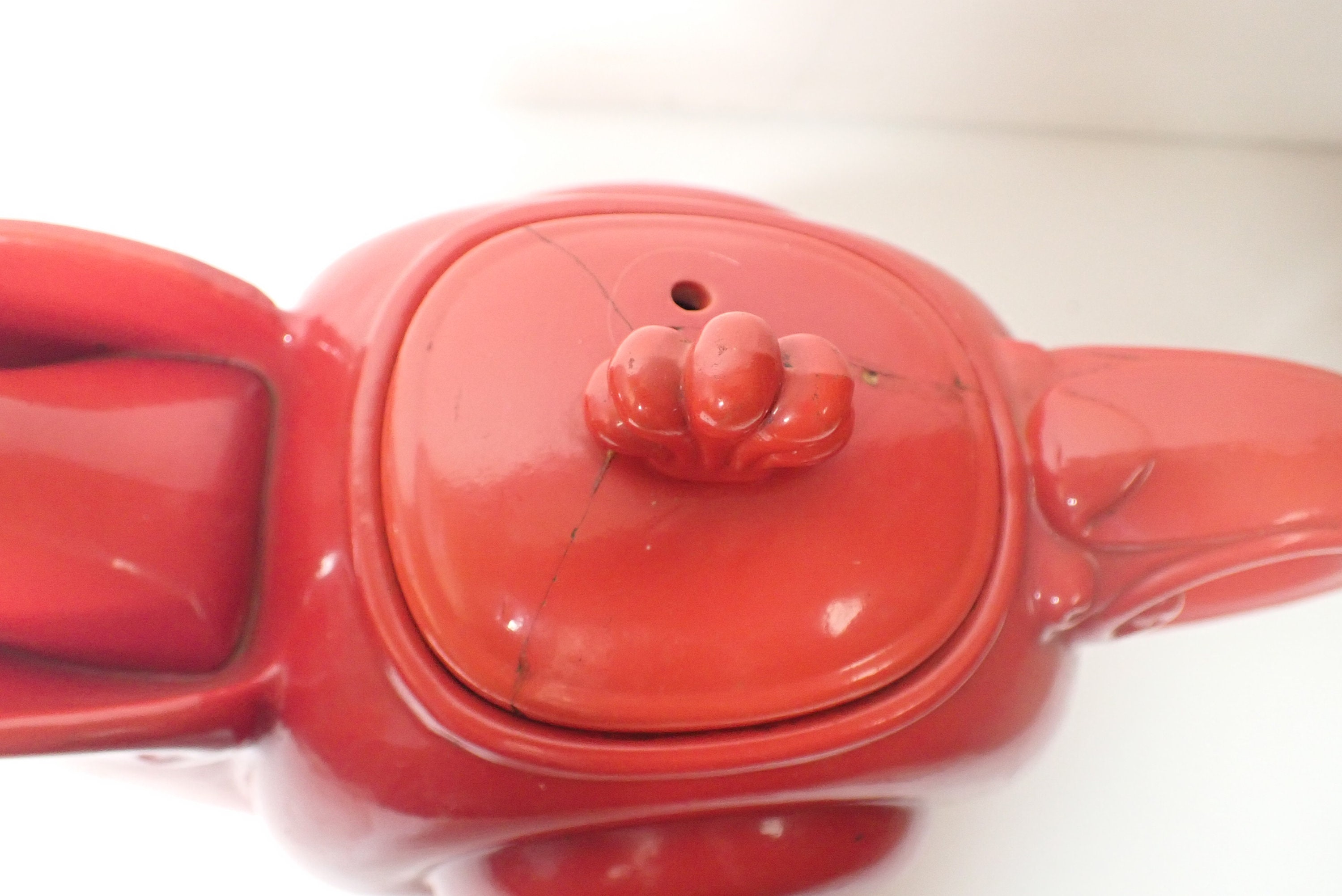 Rare Hall's Chinese Red Nautilus Teapot W Repaired Lid - Etsy