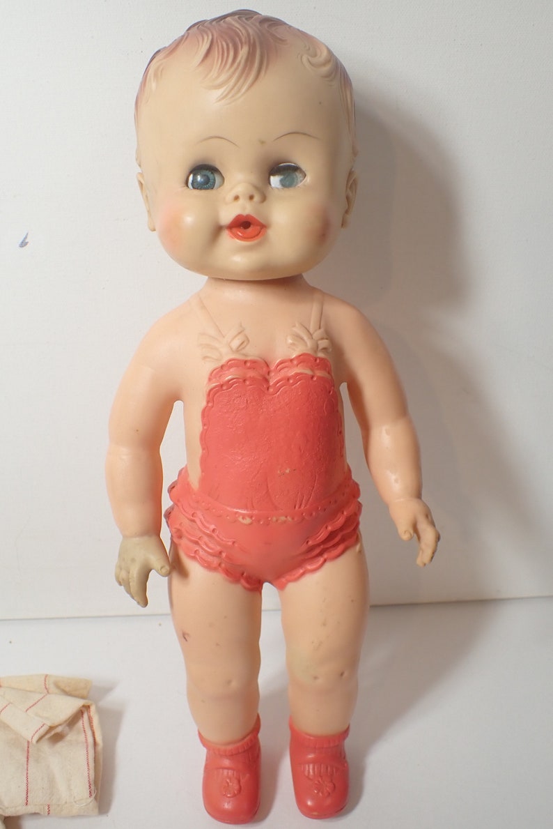 Vintage 1956 Sun Rubber Doll Sleep Eyes All Original W Outfits - Etsy