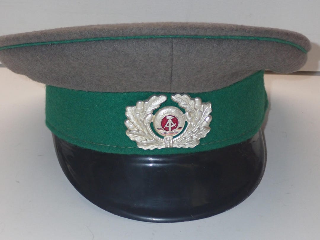 Vintage East German Army Nva Enlisted Officer Military Hat Cap Size 55 ...