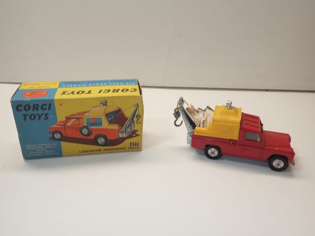 Mib Corgi Toys Land-rover Breakdown Truck No 477 - Etsy