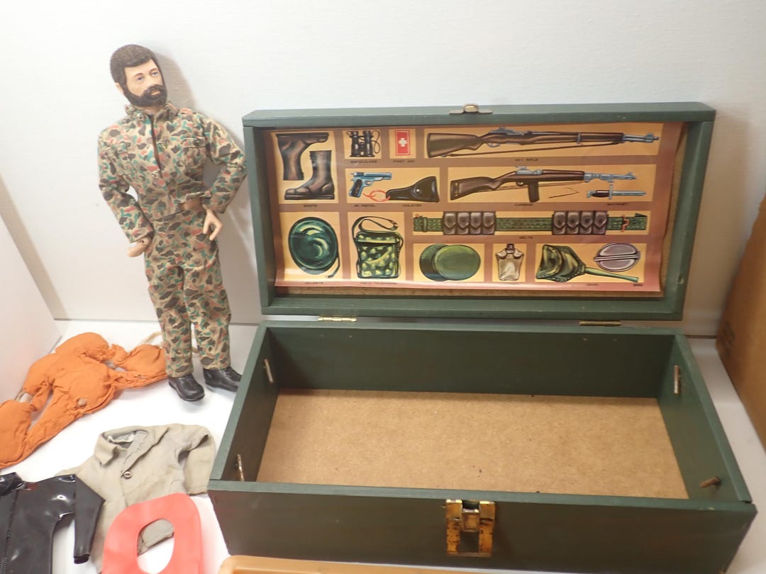Vintage 1964 G.i. Joe W Foot Locker and Accessories Military - Etsy