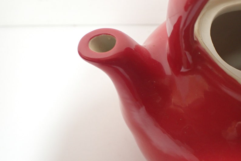 Rare Hall's Chinese Red Teamaster Double Spout Tea Pot - Etsy