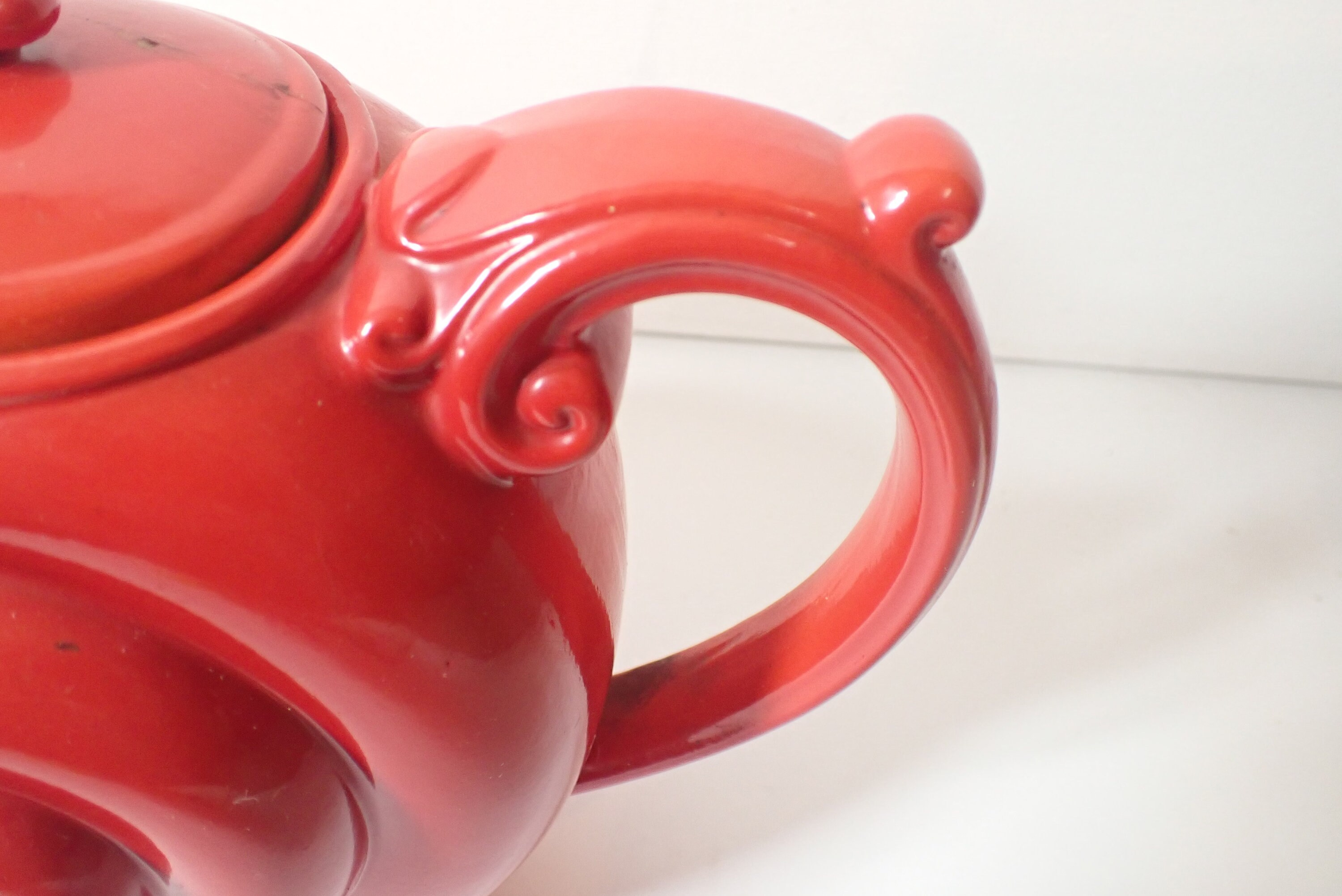 Rare Hall's Chinese Red Nautilus Teapot W Repaired Lid - Etsy