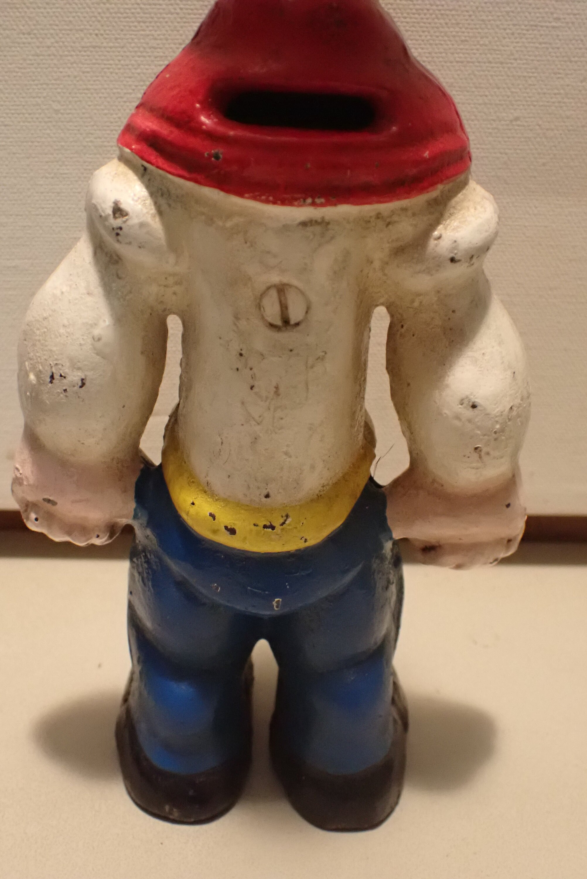 9reproduction Popeye Cast Iron Still Coin Bank Red White Blue - Etsy