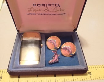 Vintage Scripto Vu-lighter /// Tennis /// 1970s - Etsy