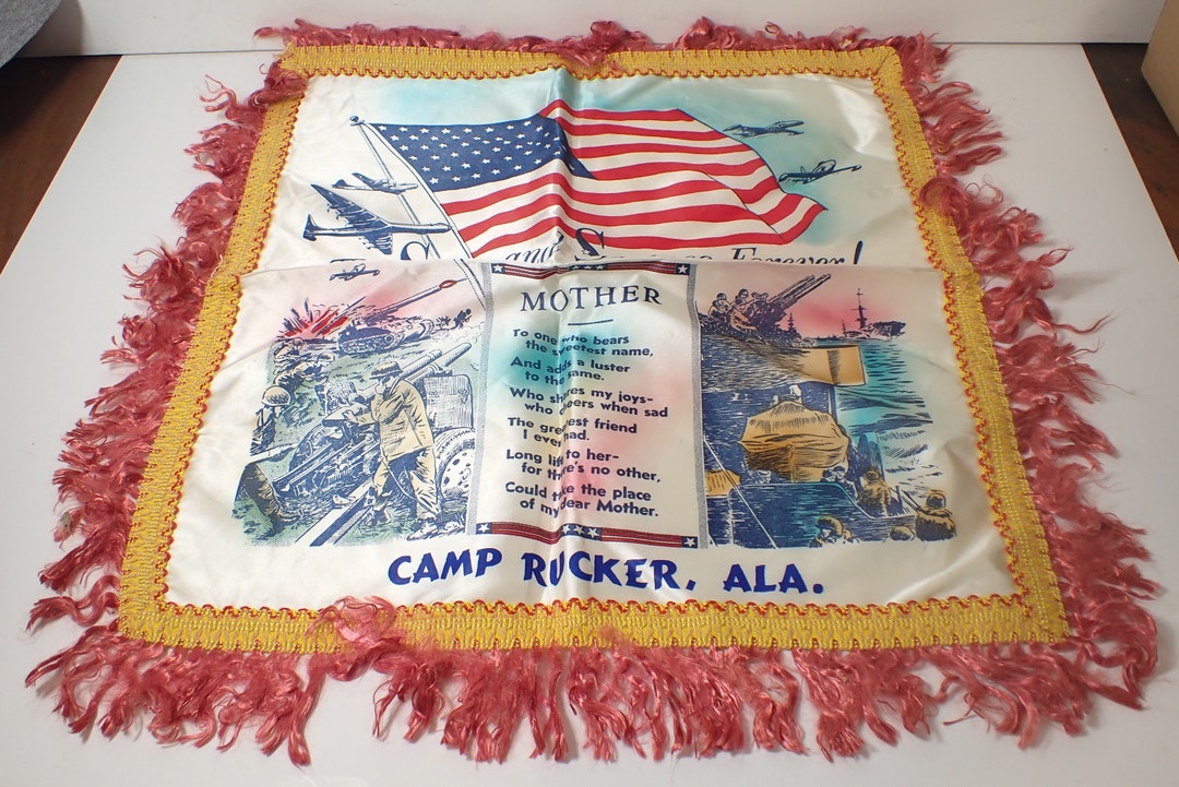 Ww2 Military Camp Rucker Alabama Mother Pillowcase Cover - Etsy