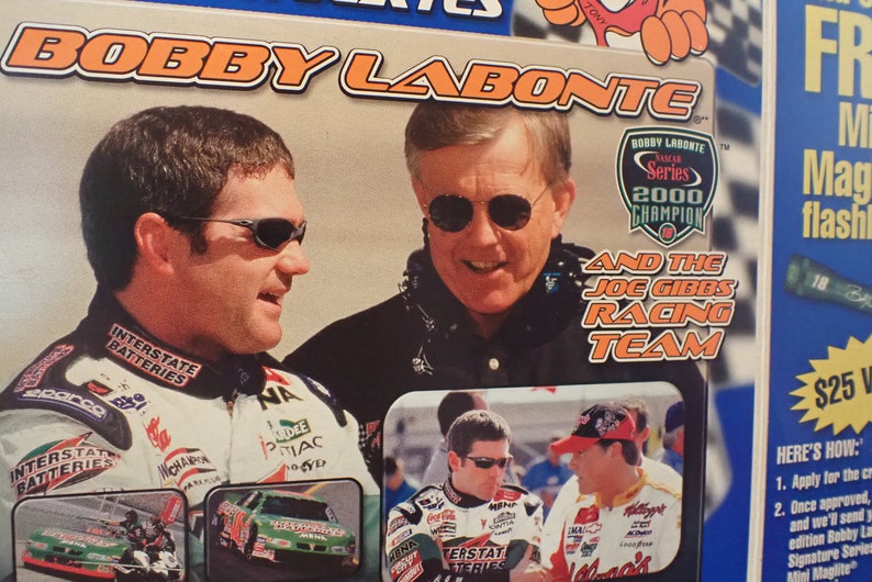 Vintage Kellogg's 2002 Cereal Box Bobby Labonte - Etsy