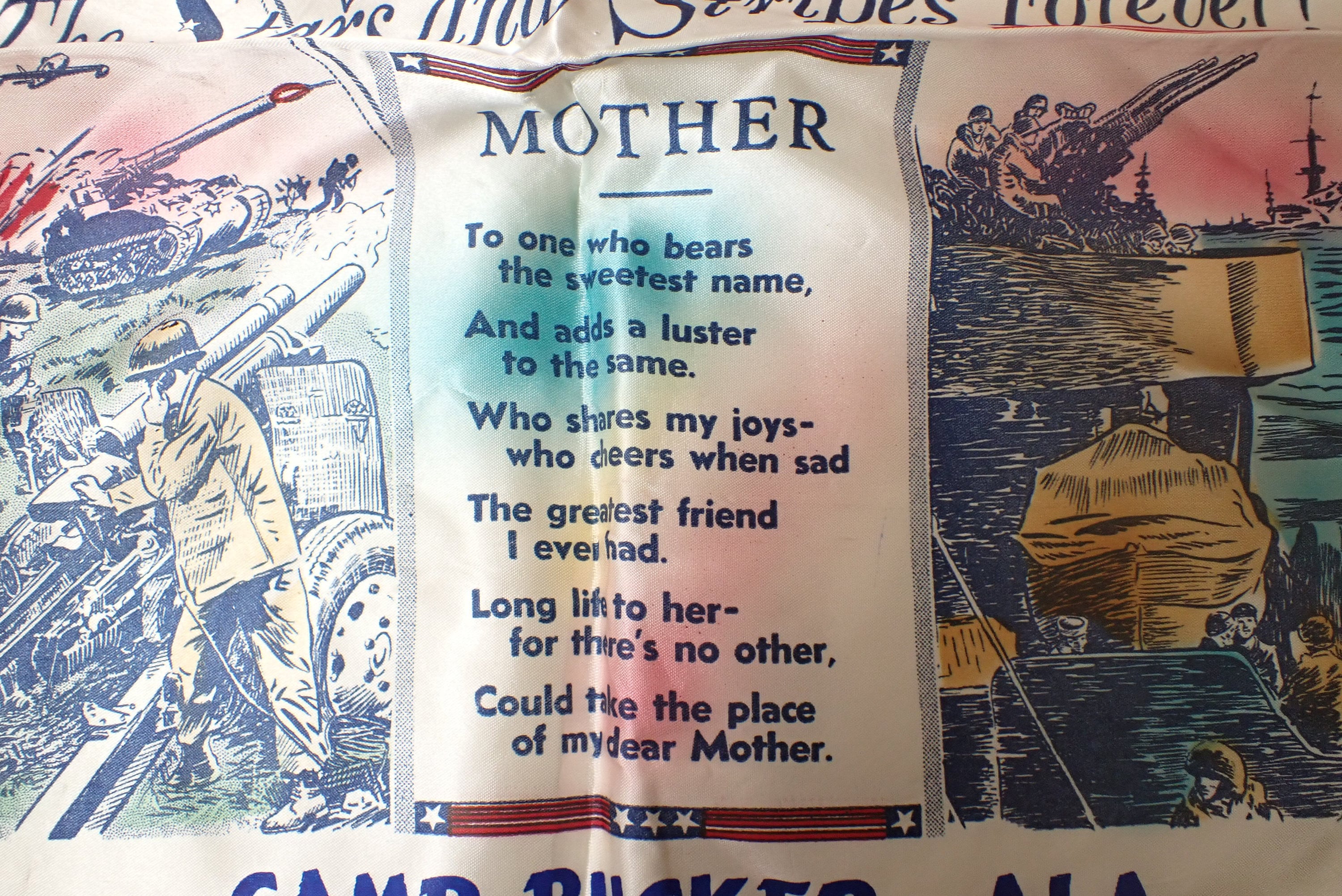 Ww2 Military Camp Rucker Alabama Mother Pillowcase Cover - Etsy