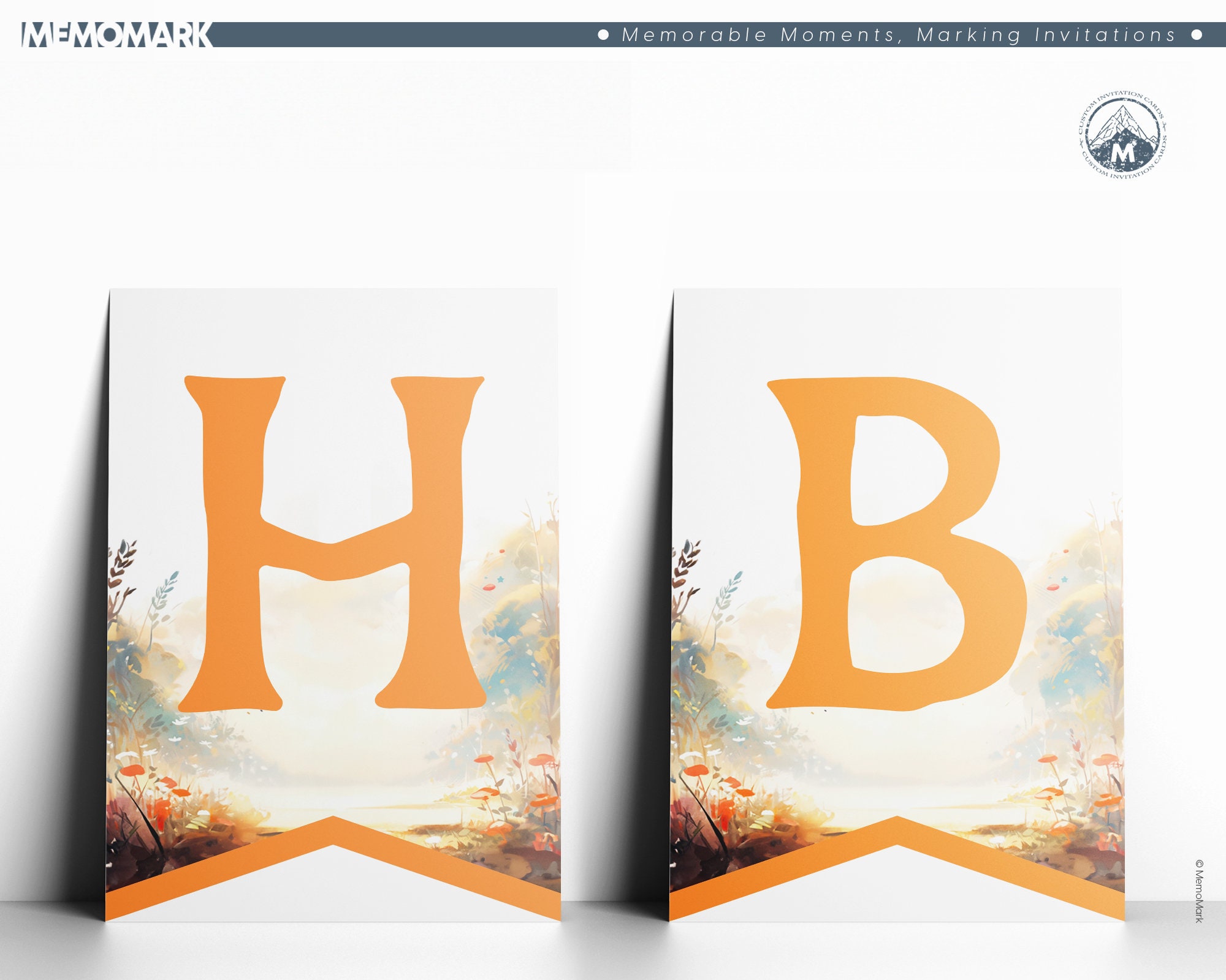 Happy Fox Birthday Banner for Kids Editable Cute Fox in Forest Theme ...