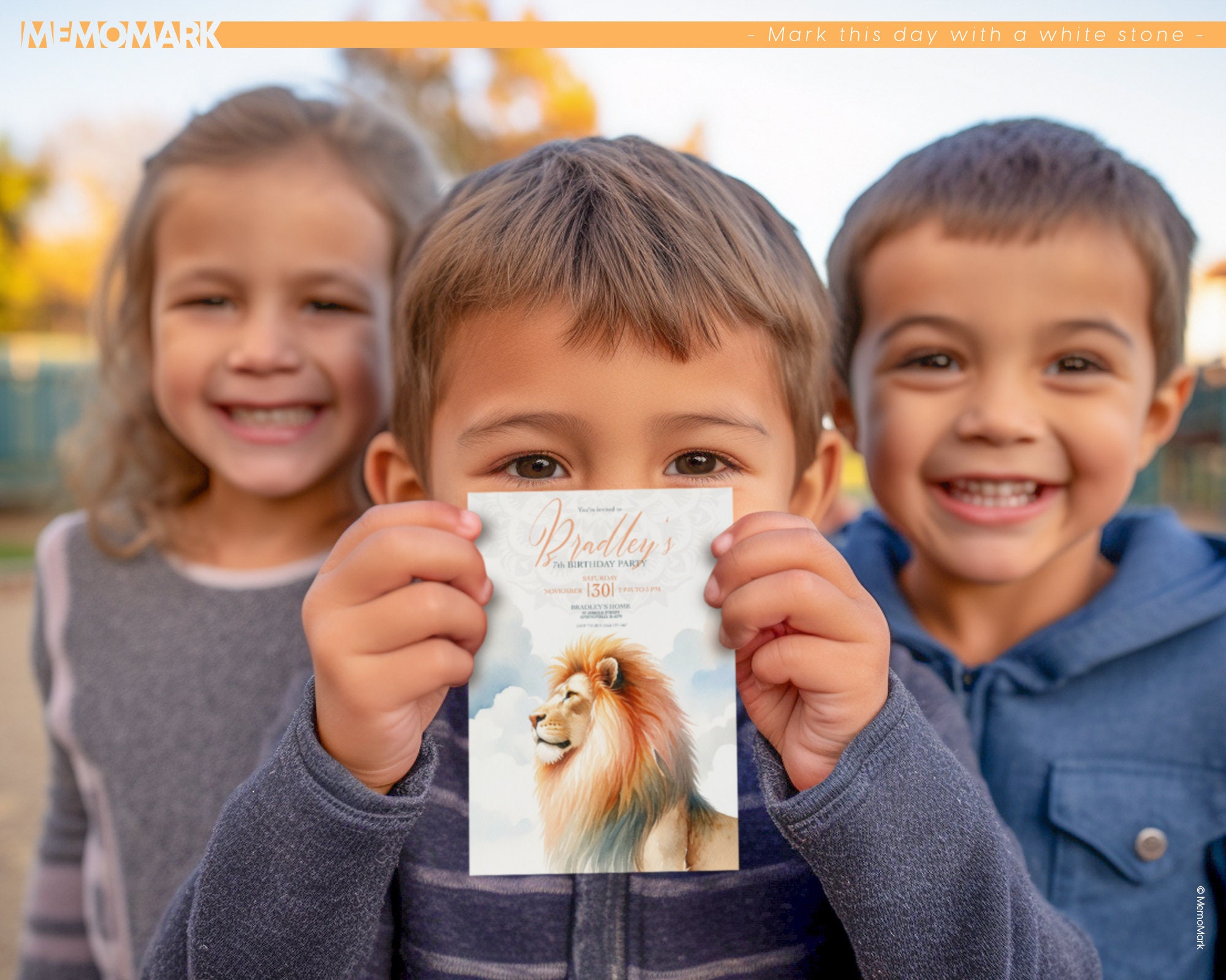 Lion Theme, Birthday Invitation Template for Kids Corjl Editable King ...