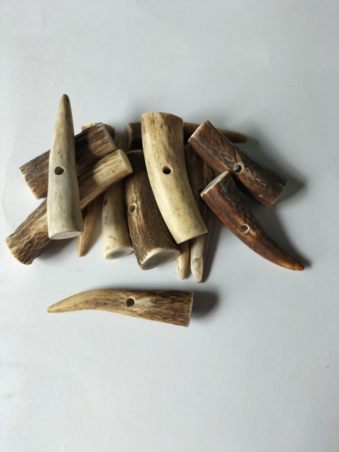 Horn Toggles for Arts Crafts and Haberdashery. Au-naturel. - Etsy UK