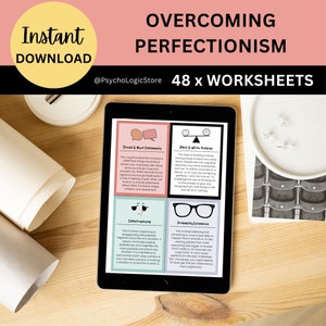 Overcome Perfectionism. Therapy Worksheets. Therapist Resource ...